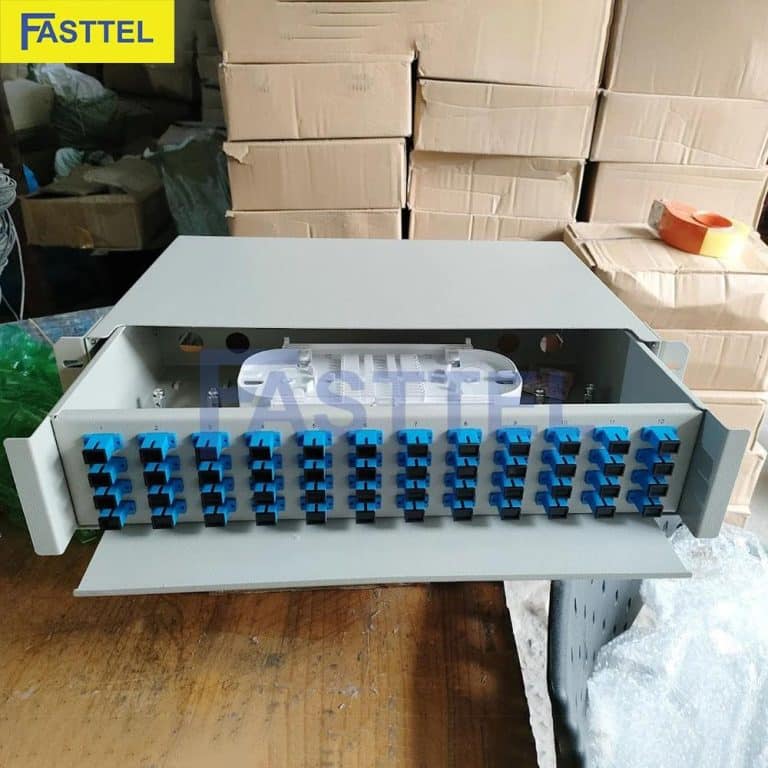 ODF 48fo Indoor bắt Rack dạng khay trượt